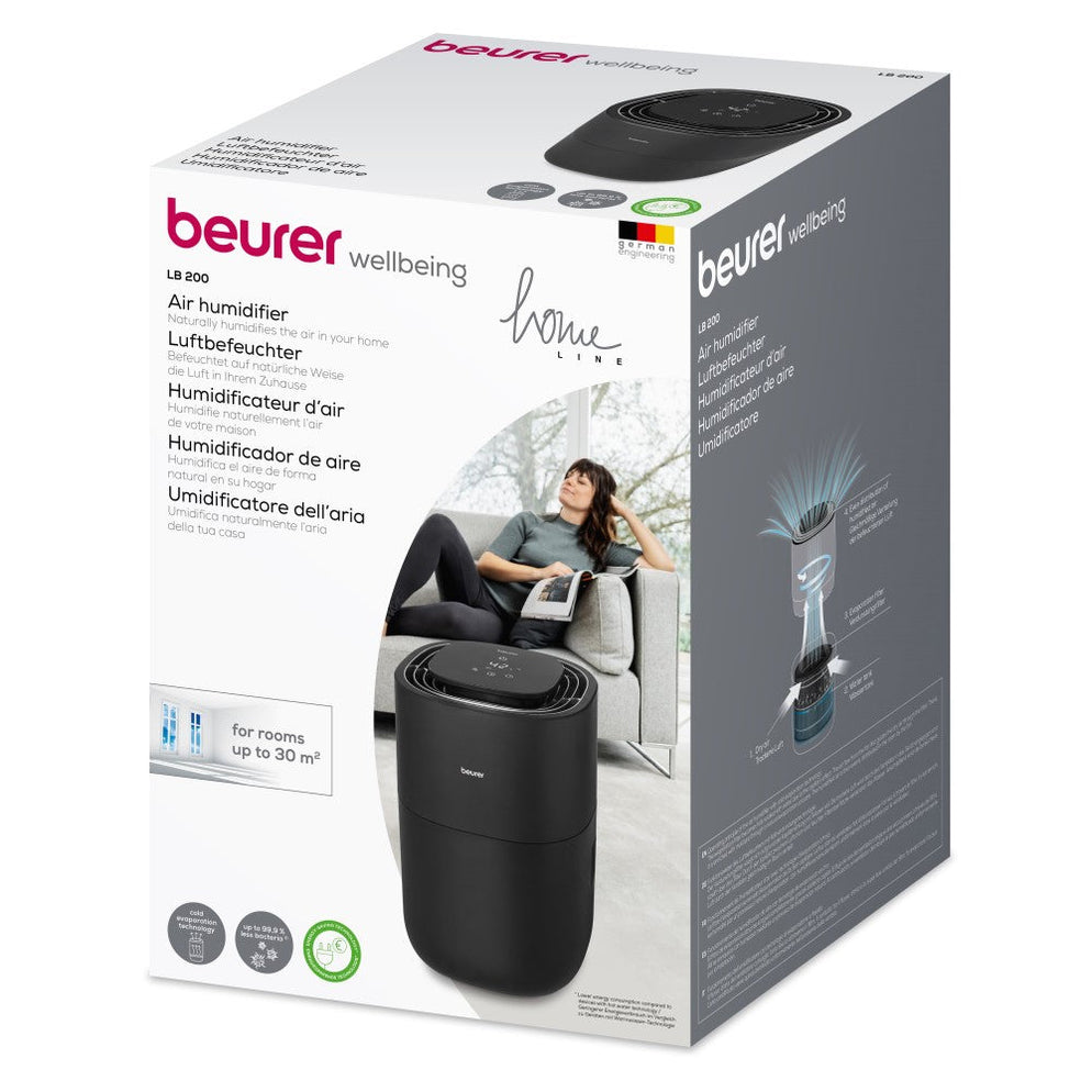Beurer Air Humidifier: Hygienic Cold Evaporation Technology to 30m2: L ...