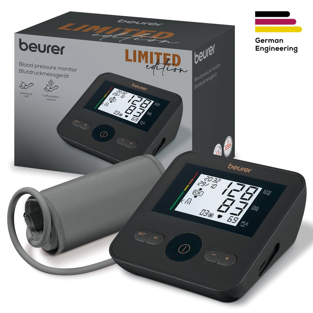 Beurer Germany BM 27 Blood Pressure Monitor with Arrhythmia Detection ...