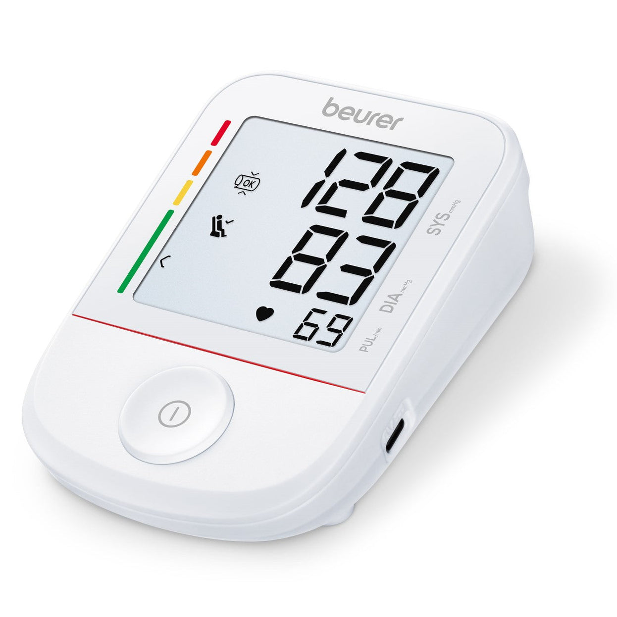 Beurer BM 38 Dual-Energy Upper Arm Blood Pressure Monitor With XL Disp ...