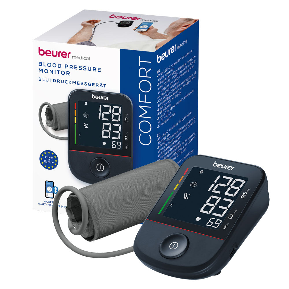 Beurer BM 48 Dual-Energy Upper Arm Blood Pressure Monitor With Bluetoo ...