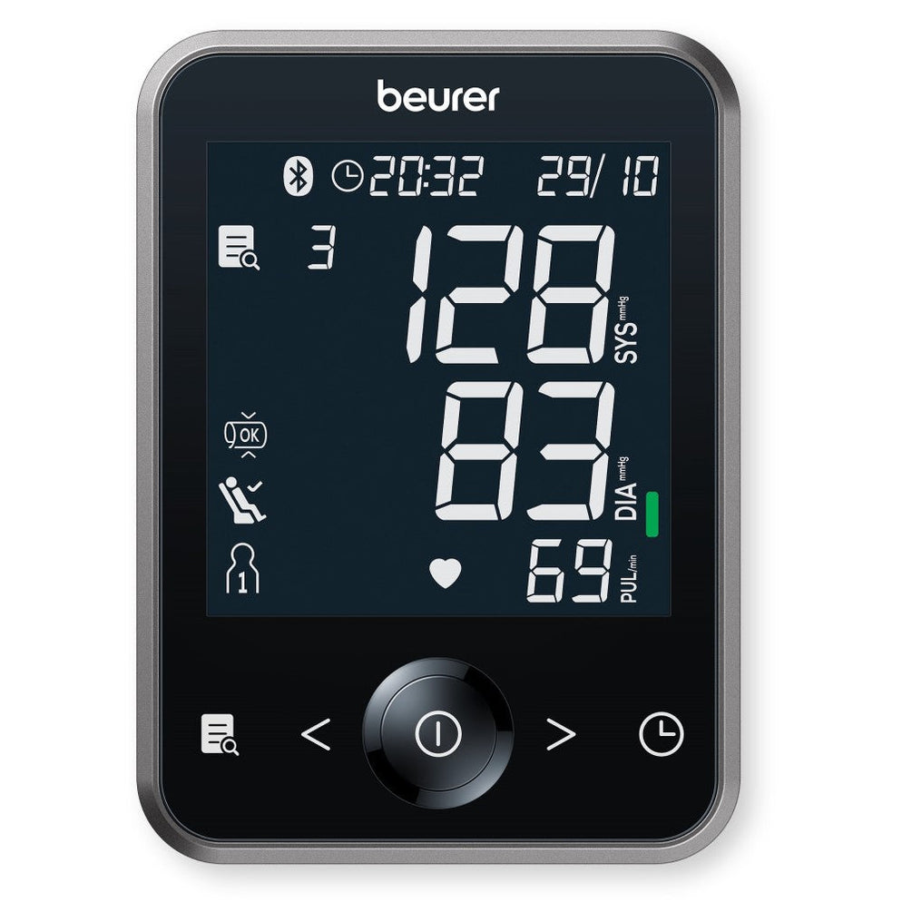 Beurer BM 64 Bluetooth Enabled Blood Pressure Monitor with App: Track ...