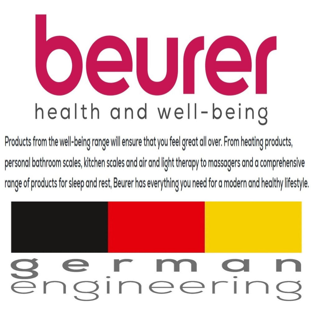 Beurer Massage Seat for Back & Neck: Shiatsu, Rolling & Swing Massage ...