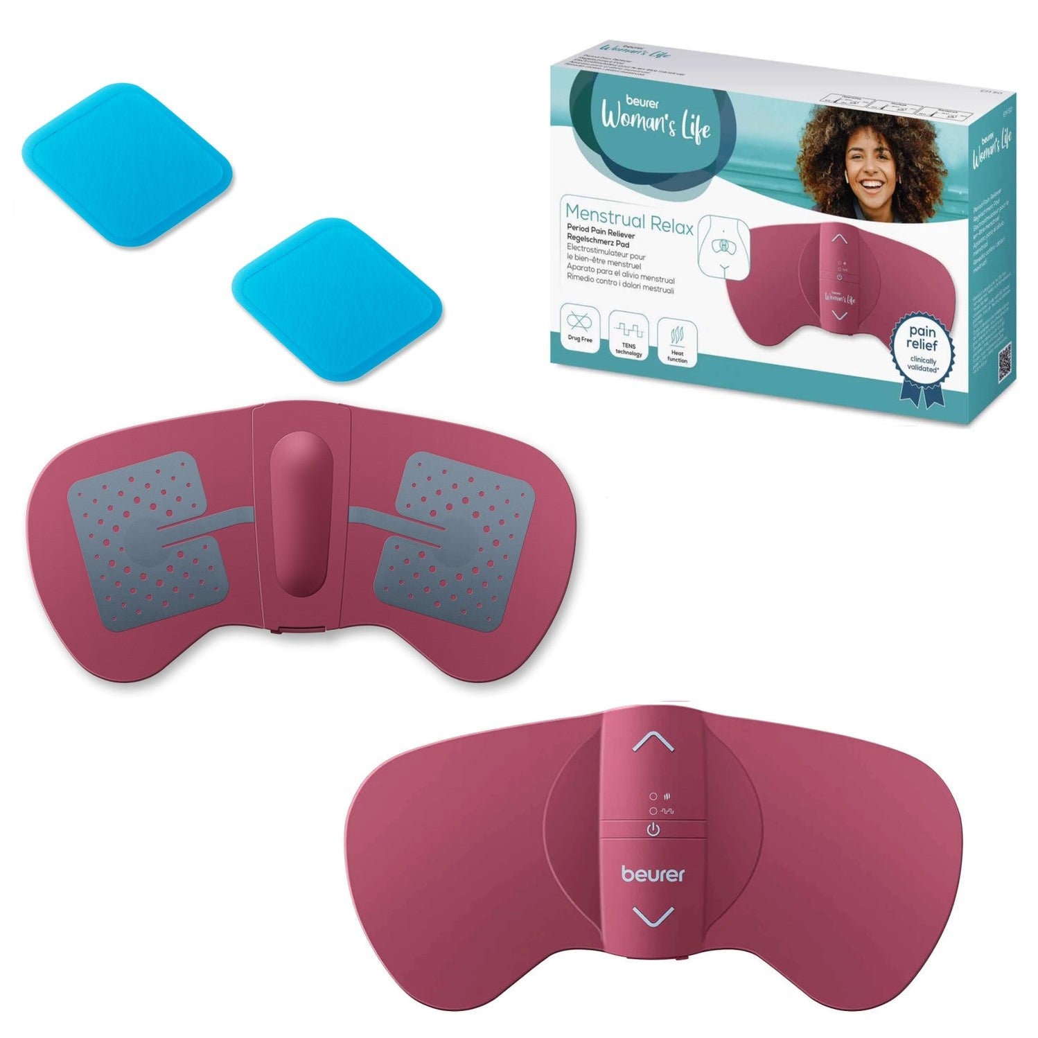 Beurer Menstrual Pain Relief EM 50: Period & Endometriosis Pain Relief ...