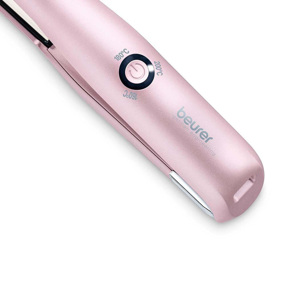 Beurer Hair Straightener: Cordless USB Rechargeable Compact Travel Str ...