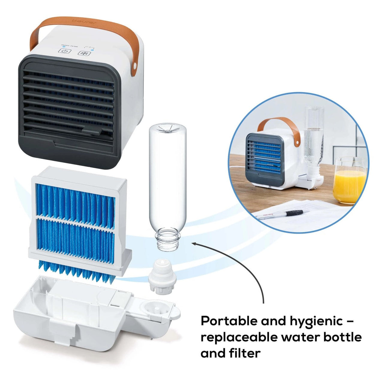 Beurer Replacement Removeable Water Bottle for use with Beurer LV 50 T ...
