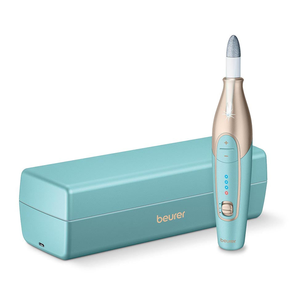 Beurer MP 84 Rechargeable Manicure & Pedicure Set - Turquoise & Gold ...