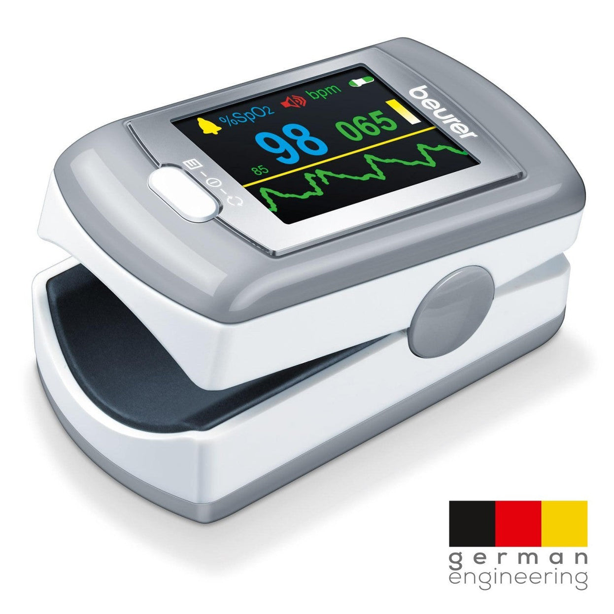 Beurer Germany PO 80 Rechargeable Pulse Oximeter: SpO2 Oxygen Saturati ...