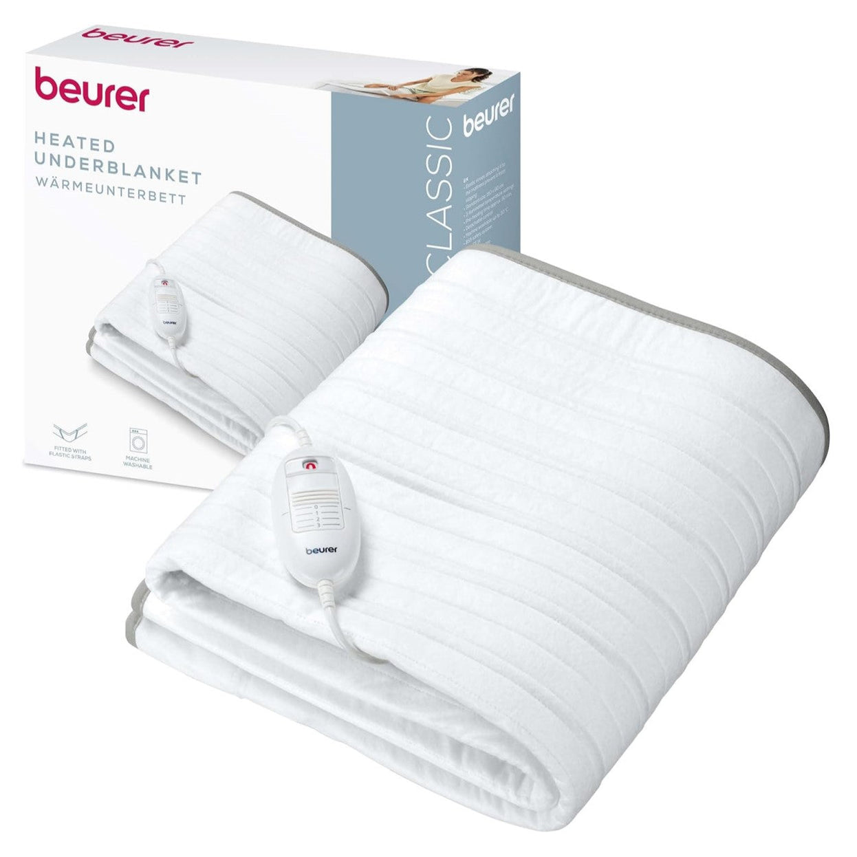 Beurer Germany TS 17 Electric Blanket: Fleece Heated Underblanket 150x — Beurer - South Africa